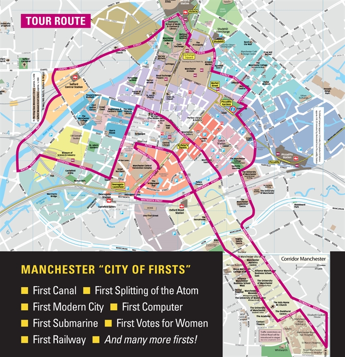 Map Of Manchester City Centre Manchester City Centre Development Map